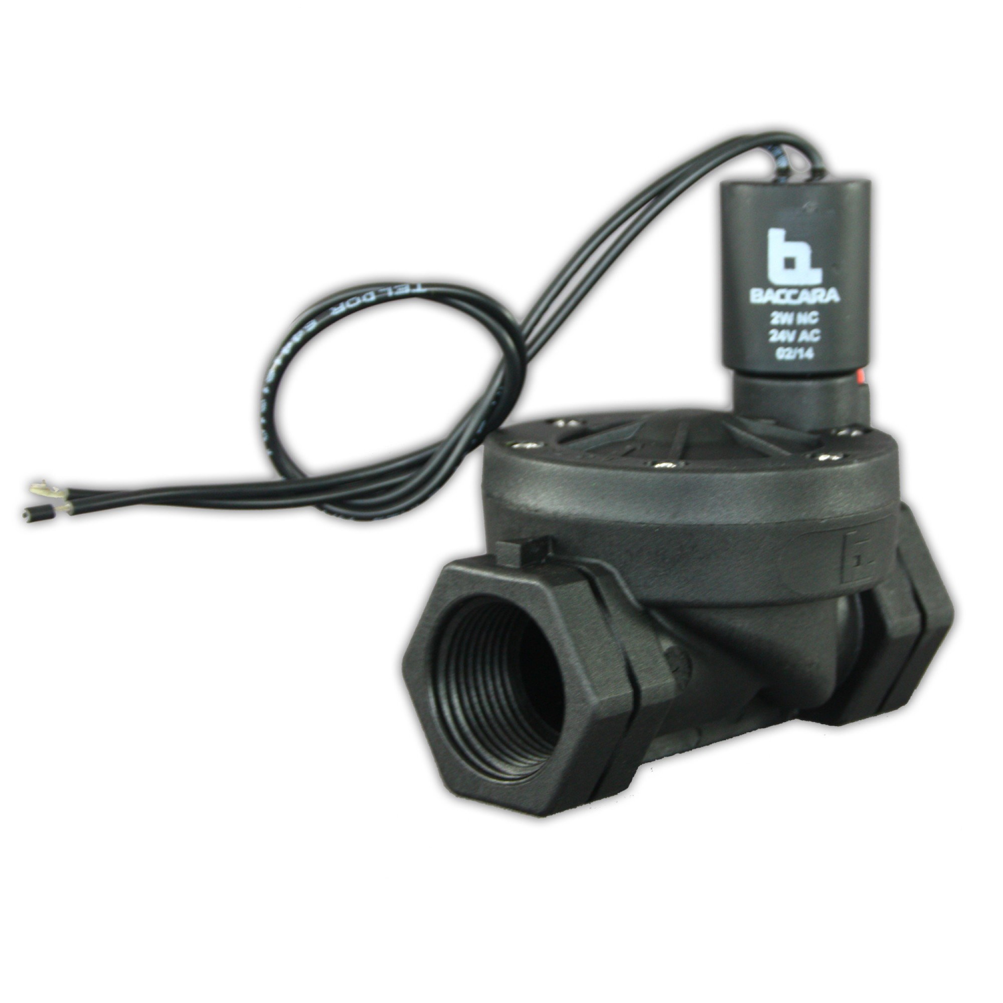 Normally Closed (NC) Solenoids - 24VAC c/w Flow Controls